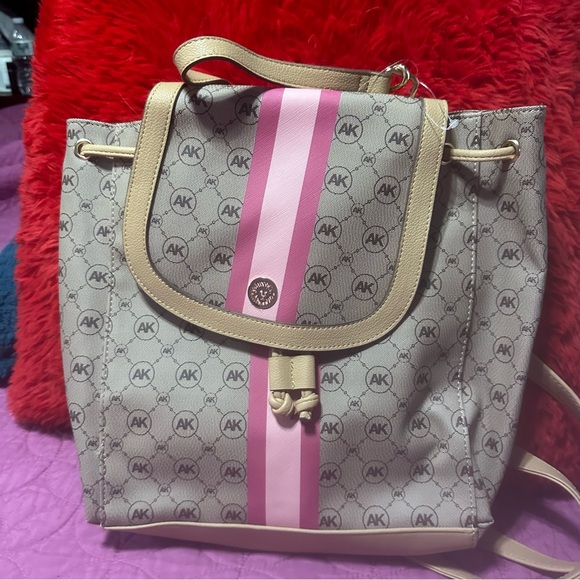 Anne Klein | Bags | Ann Klein Womens Varsity Logo Backpack | Poshmark